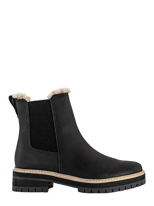 Toms Bennet Lined Suede Ankle Boots - Black