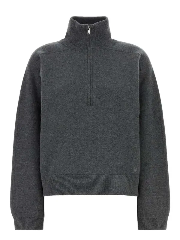 Loulou De Saison Oversized Cashmere Sweater - Grey