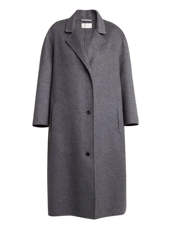 THE ROW Gustaf Cashmere-silk Coat - Gray