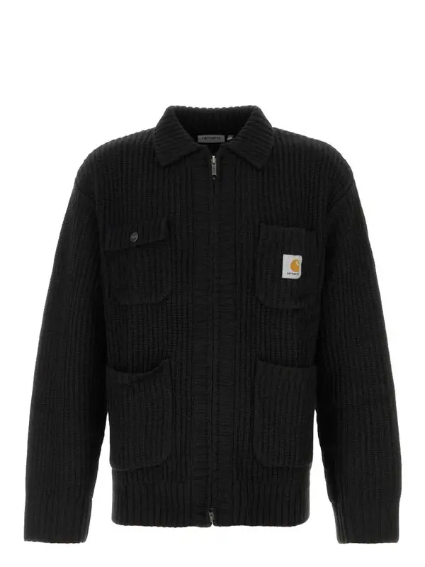 Carhartt Work In Progress Knit Chore Jacket - Black
