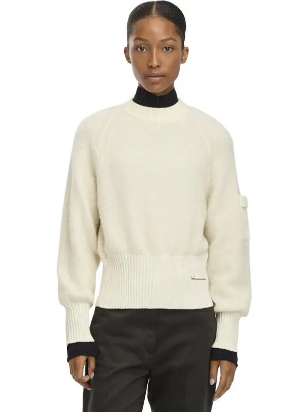 Canada Goose Sauble Alpaca Crewneck Sweater - Cottongrass
