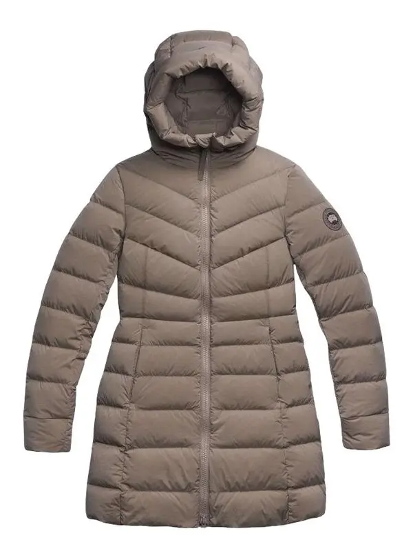 Canada Goose Clair Coat Tonal Label - Taupe Grey