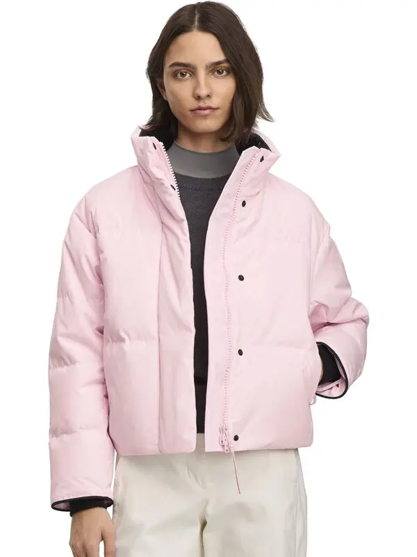 Canada Goose Grandview Cropped Jacket Tonal Label - Bloom Pink
