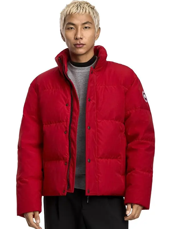 Canada Goose Bayview Relaxed Puffer Parka - Carmine Red