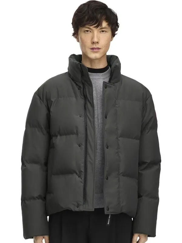 Canada Goose Bayview Relaxed Puffer Parka - Granite Grey/ Gris Granit