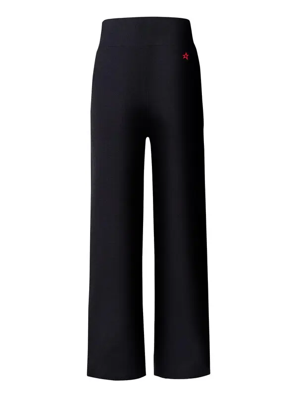Perfect Moment Chalet Merino Wool Knitted Pant - Black