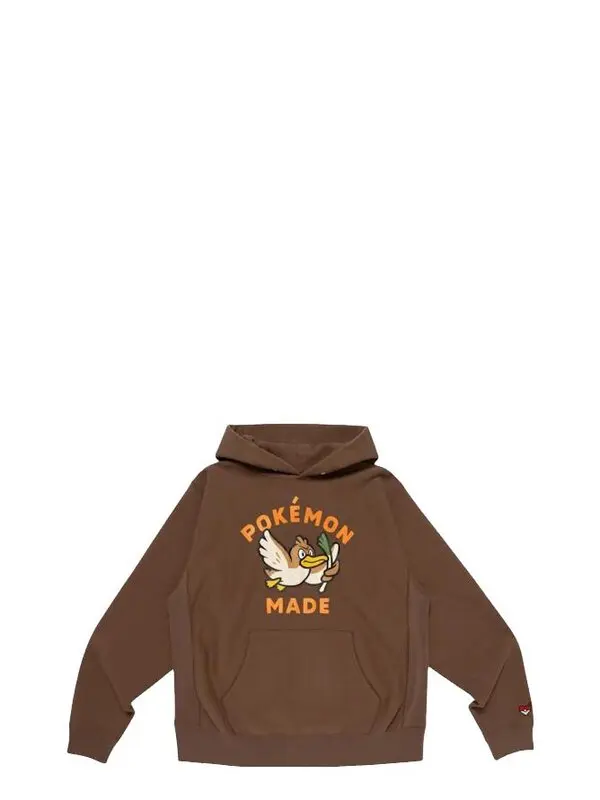 HUMAN MADE X Pokemon Heavy Weight Hoodie - Brown