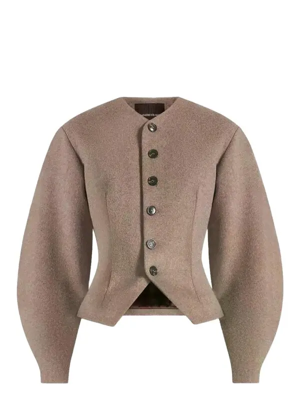 Manière De Voir Hourglass Jacket - Neutrals