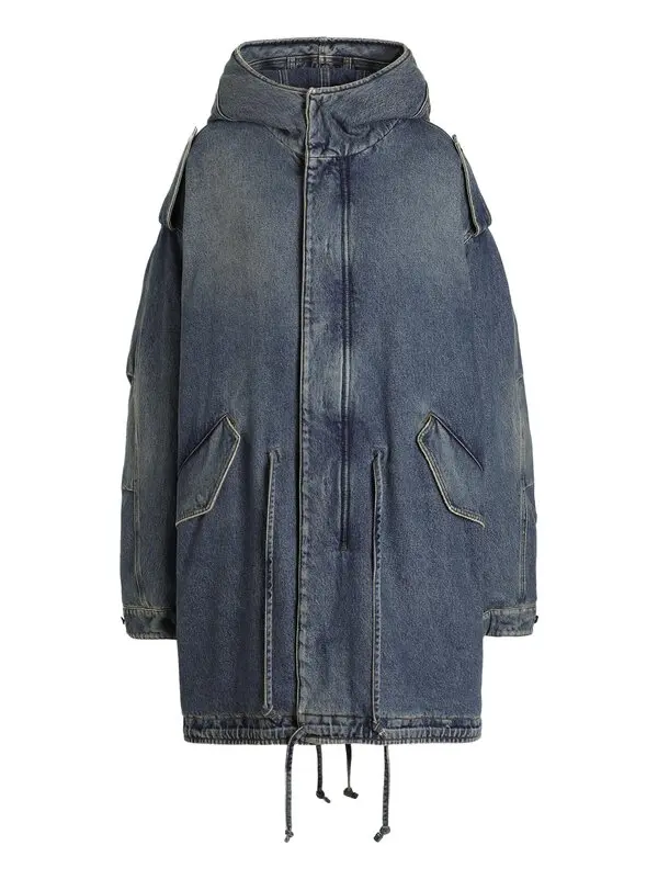 Dolce & Gabbana Padded Denim Jacket - Multicolor