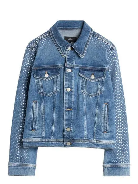 7 For All Mankind Trucker Jacket - Denim