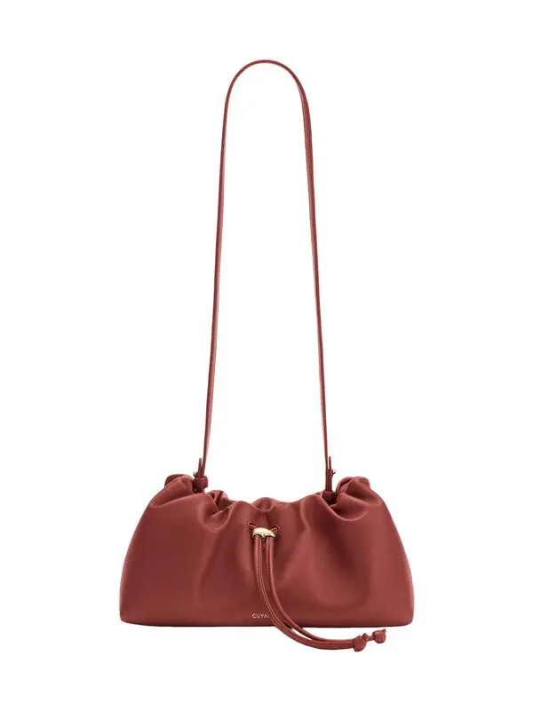 Cuyana Mini Dia Bag - Dark Terracotta