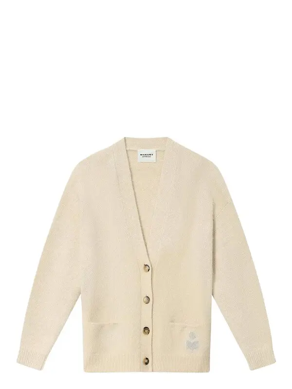 MARANT ETOILE Eborah Baby Alpaca Cardigan - Ecru