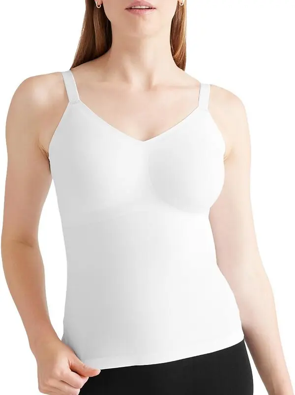 KNIX Luxelift V-neck Tank - White