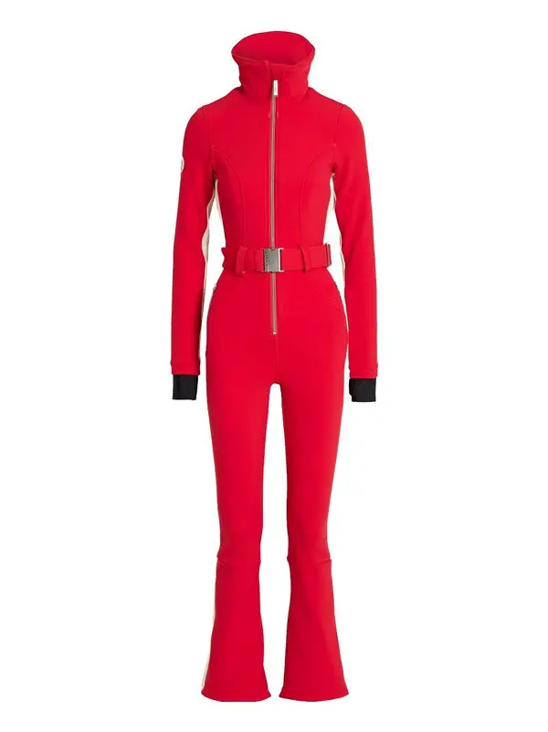 Cordova Otb Belted Softshell Ski Suit - Red