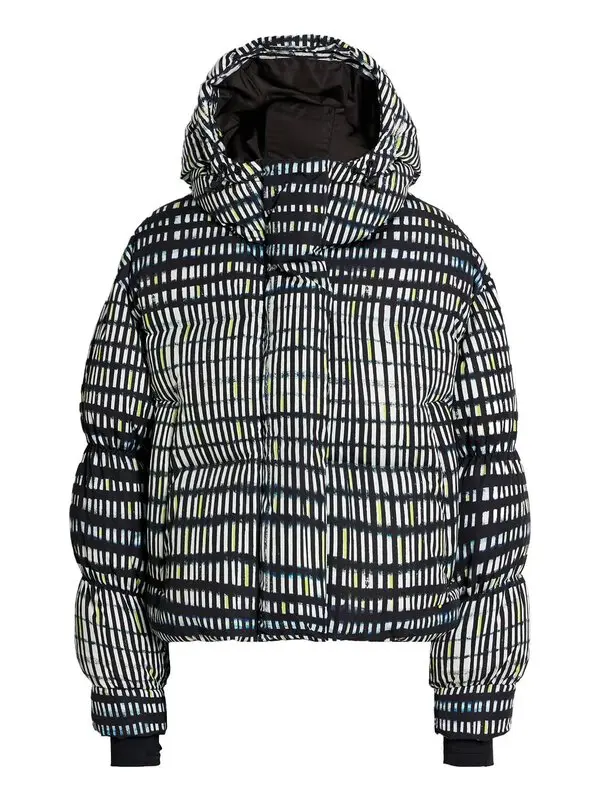 Cordova Aomori Printed Down Ski Jacket - Black