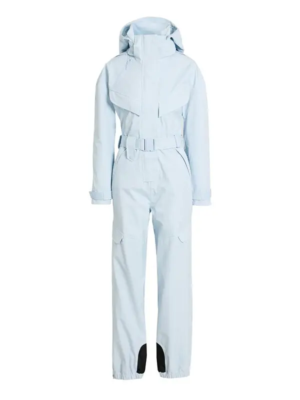 Cordova 3l Apex Belted Hooded Ski Suit - Sky Blue
