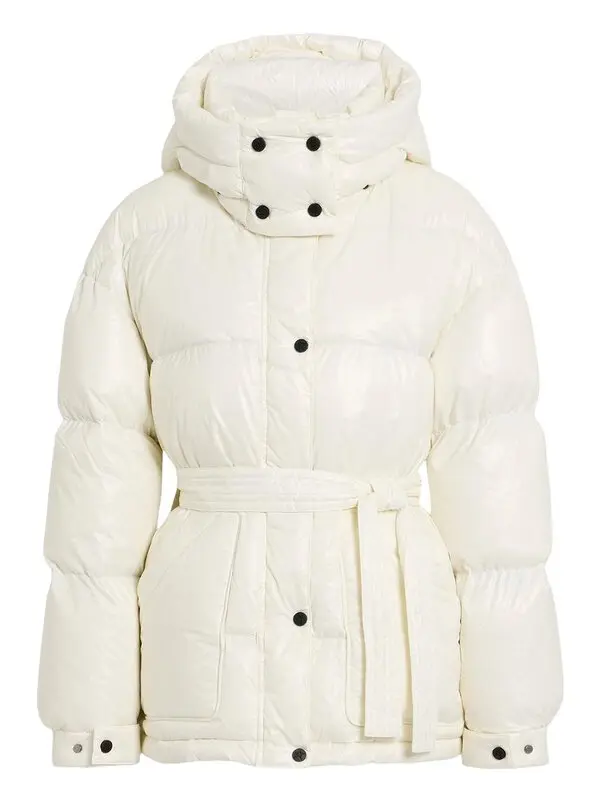 Perfect Moment Maya Quilted Hooded Down Ski Jacket - Off-white