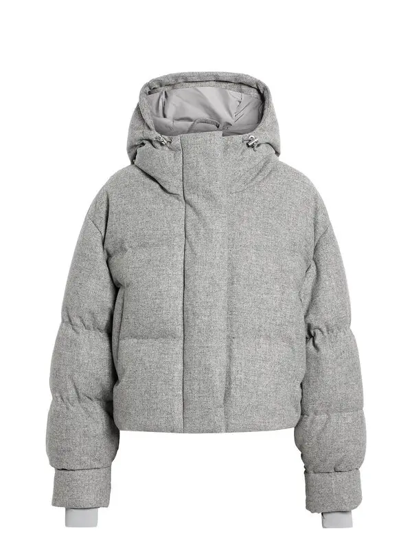 Cordova Aomori Quilted Wool-blend Down Ski Jacket - Light Gray