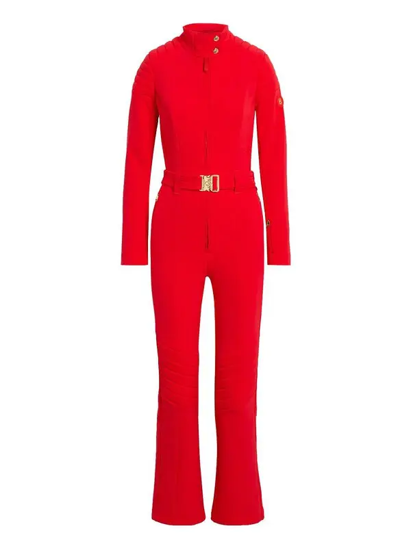 Bogner Bond Belted Ski Suit - Red