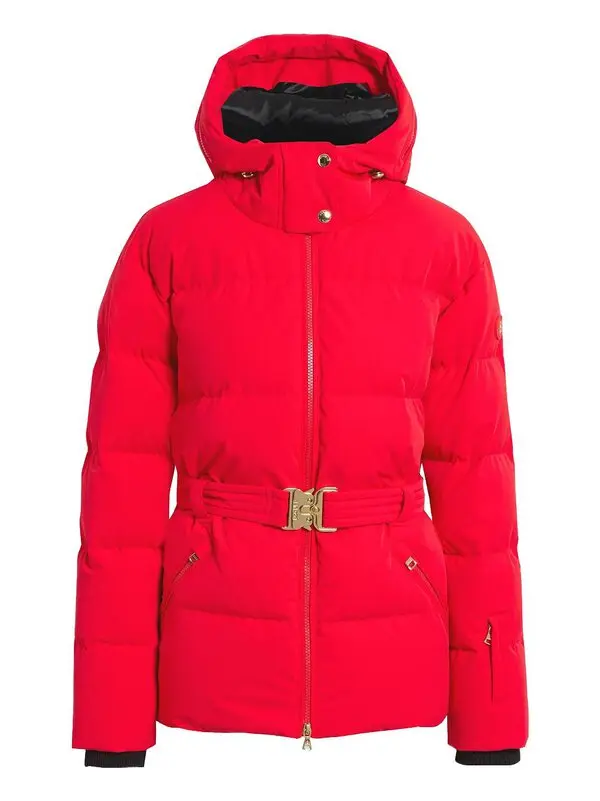 Bogner Bond Belted Down Ski Jacket - Red