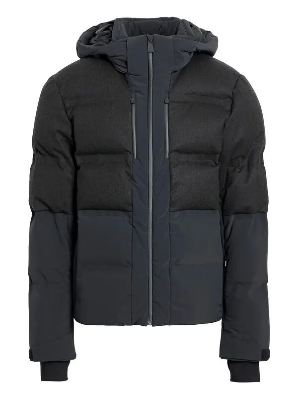 Aztech Mountain Quilted Wool-blend Twill Ski Jacket - Dark Gray