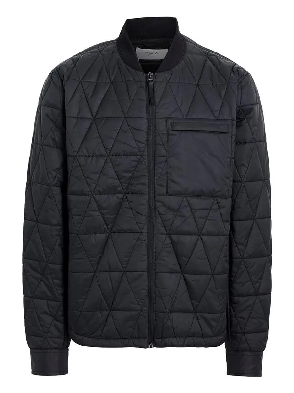 Aztech Mountain Corkscrew Quilted Padded Shell Jacket - Black