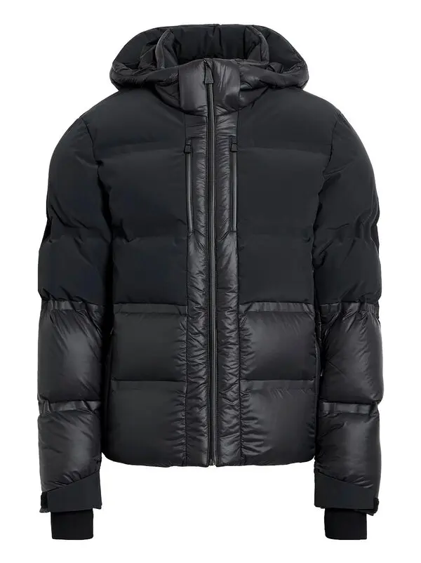 Aztech Mountain Super Nuke Quilted Down Ski Jacket - Black