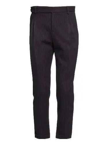 DANIELE ALESSANDRINI Striped Flannel Tailored Pants - Blue
