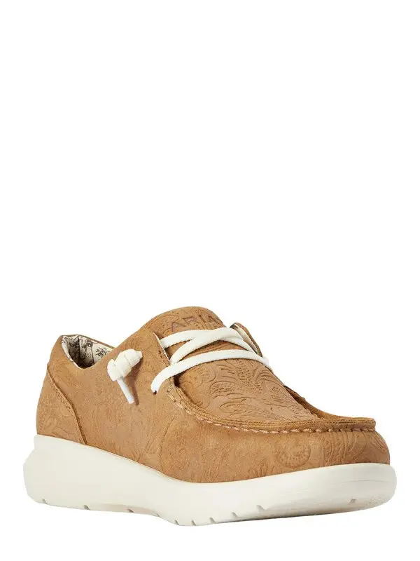 Ariat Hilo Sneakers - Tan Floral Emboss
