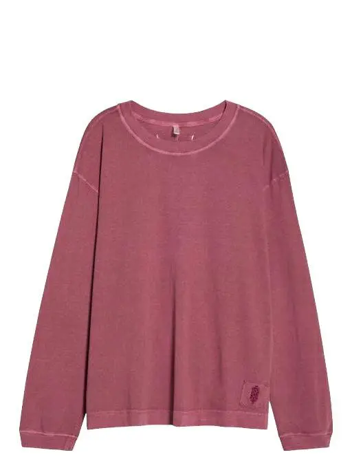 Free People Hustle Layer Knit Top - Brick