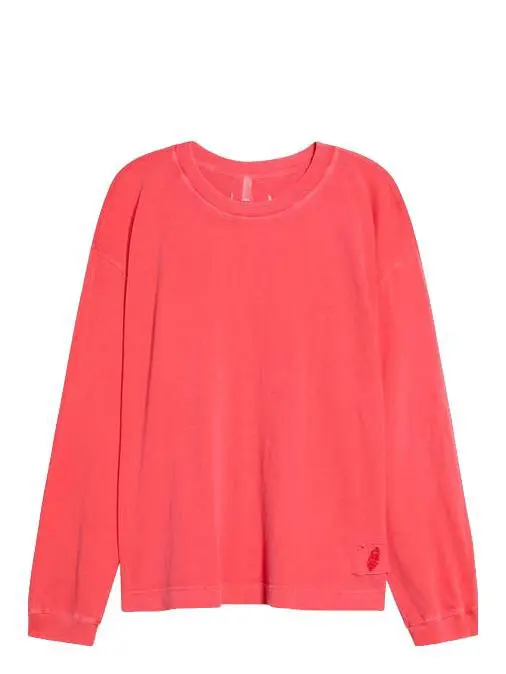 Free People Hustle Layer Knit Top - Grapefruit