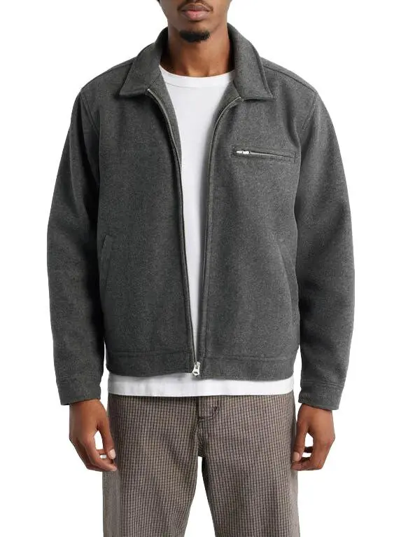 Obey Lenox Jacket - Dark Grey Melange