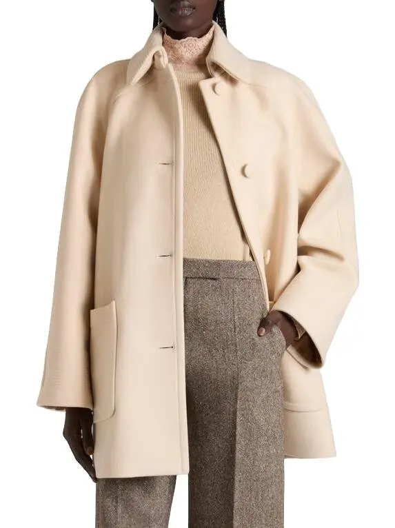 Valentino Garavani Double-face Virgin Wool Coat - Beige