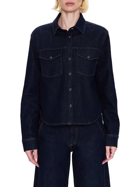 PISTOLA Thea Denim Shirt Jacket - Nightfall
