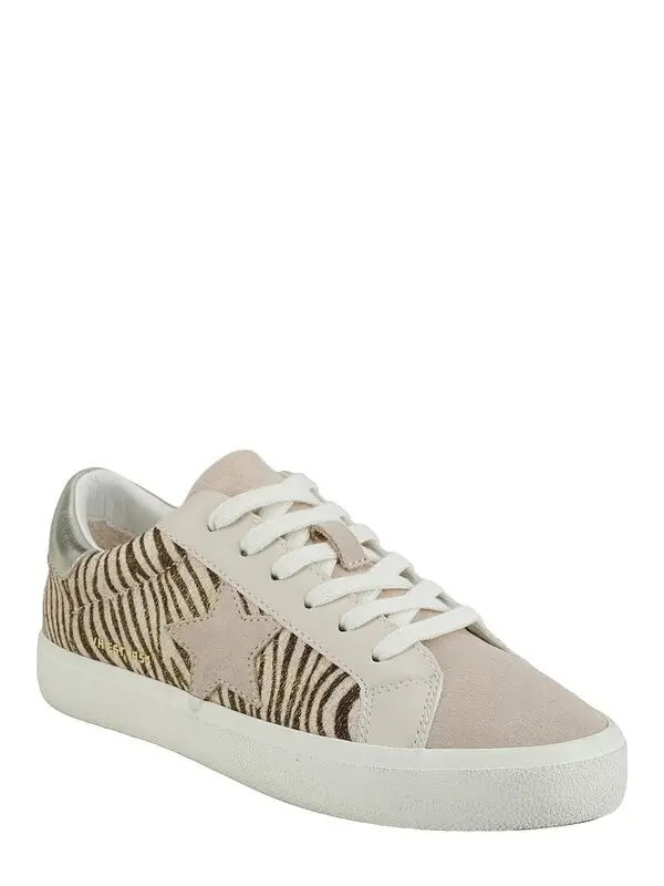 Vintage Havana Kate Snake Embossed Sneakers - Brown/grey Zebra