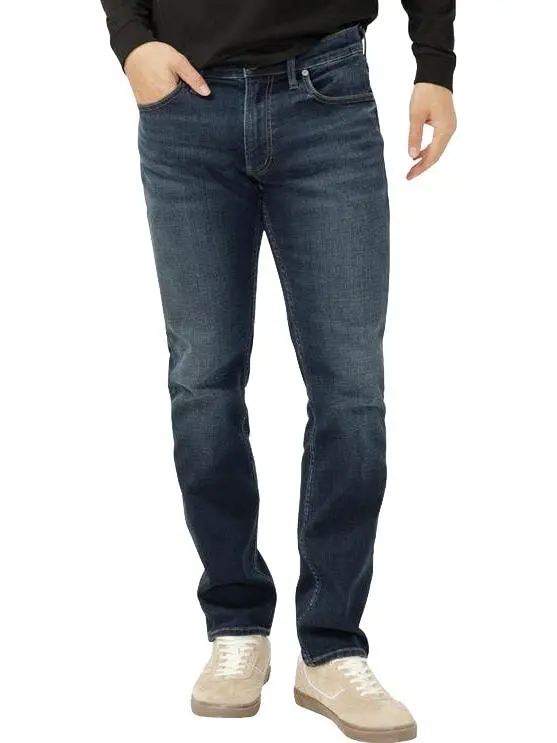 SILVER JEANS CO. Konrad Slim Straight Leg Jeans - Strand