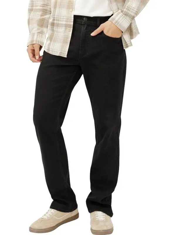 SILVER JEANS CO. Grayson Classic Straight Leg Jeans - Black