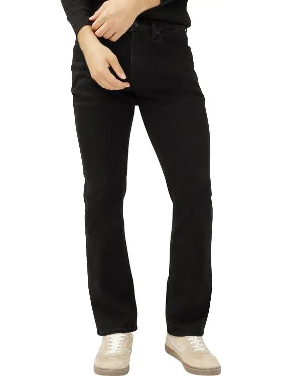 SILVER JEANS CO. Allan Slim Straight Leg Jeans - Black
