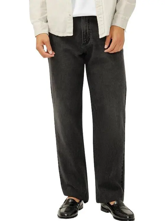 SILVER JEANS CO. Relaxed Straight Leg Jeans - Onyx