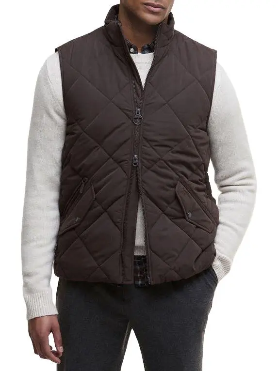 Barbour City Chelsea Quilted Vest - Black Oak/midnight Oak