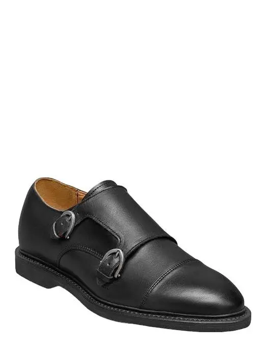 Allen Edmonds Kingston Verse Two Buckle Monk Shoes - Black