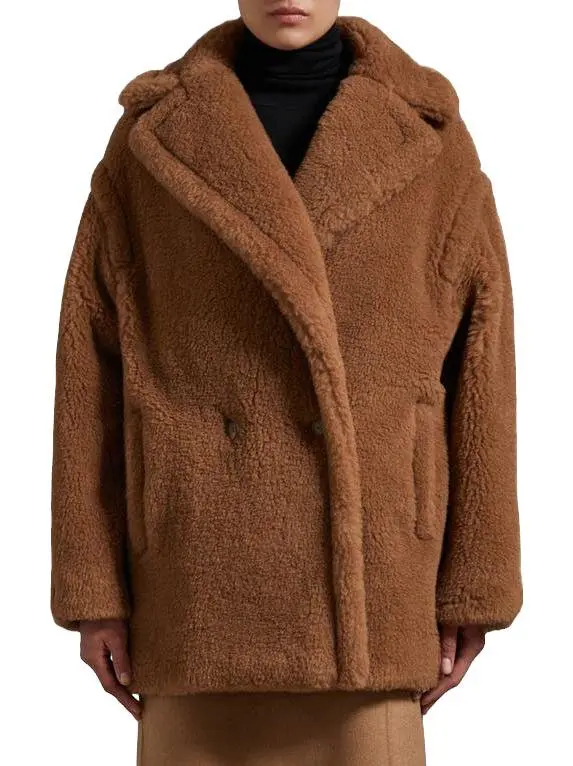 Max Mara Dramma Teddy Jacket - Camel