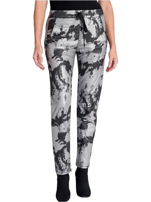 Alembika Splatter Iconic Stretch Jeans - Fog