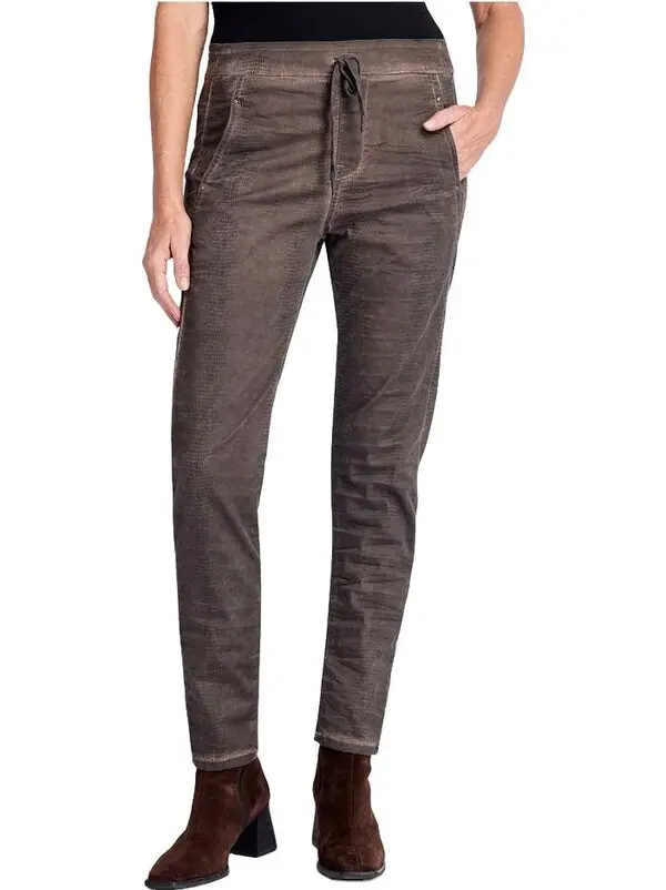 Alembika Washed Iconic Stretch Full-length Jeans - Brown