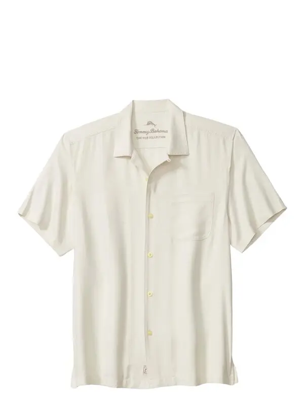 Tommy Bahama Harbor Luxe Silk Camp Shirt - Continental