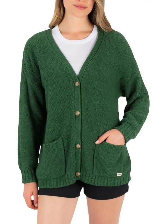Hurley Cotton Blend Cardigan - Eden