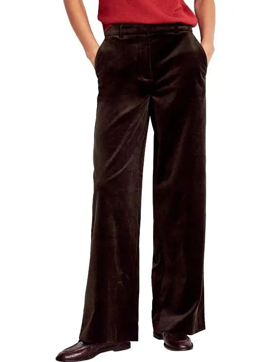 Boden Belgravia Straight-leg Pants - Espresso