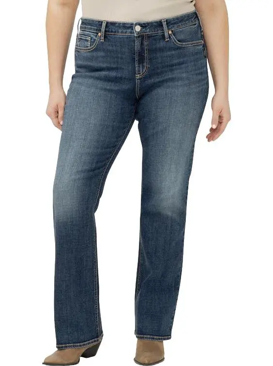 SILVER JEANS CO. Elyse Mid-rise Bootcut Jeans - Hyde Park