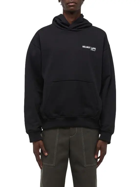 Helmut Lang Ski Map Graphic Hoodie - Black