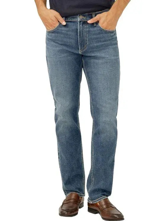 SILVER JEANS CO. Machray Athletic Fit Straight Leg Jeans - Barnes
